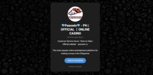 Pesowin Online Casino - Get Free 100 PHP Sign Up Bonus